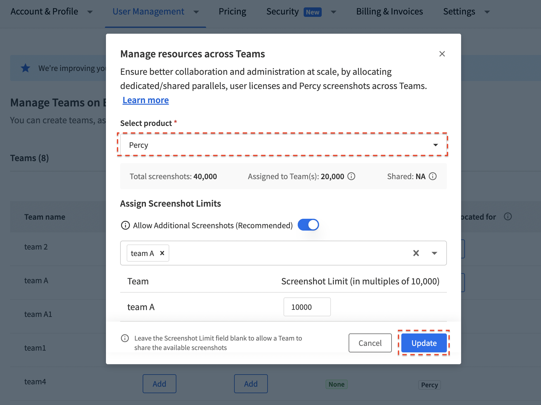 All-in-one visual testing and review platform | Percy